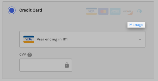 Enabling Stored Payment Methods